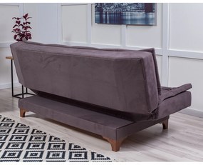 Atelier del Sofa 3-místná pohovka Kelebek - Anthracite, Antracitová