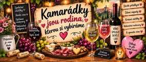 Hrnek pro kamarádku Kamarádky jsou rodina – dárek pro nejlepší kamarádku 300 ml