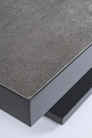 BIZZOTTO Zahradní stůl TRUMAN 140x85 cm antracit 0663156