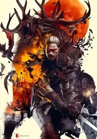 GOOD LOOT Puzzle The Witcher: Monsters / 1000 dílků / 68 × 48 cm