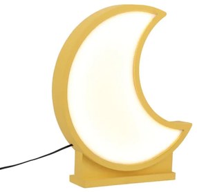 LED Dětská stolní lampa MOON LED/12W/230V žlutá