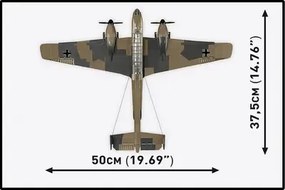 COBI 5777 Messerschmitt Bf 110C / Stavebnice / 578 dílků / 2 figurky /