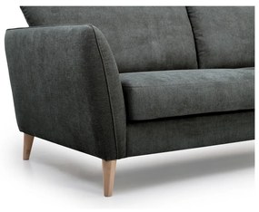 Černošedá pohovka 206 cm Oslo - Scandic