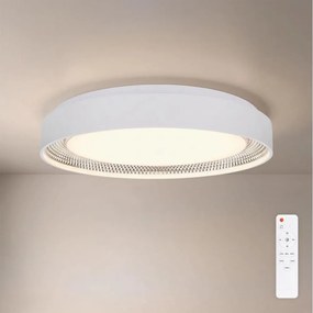 Brilagi - LED Stmív. strop. svítidlo WALDO LED/48W/230V pr. 40 cm bílá/stříb.+DO
