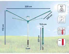 Leifheit Linomatic 500 Plus venkovní sušák