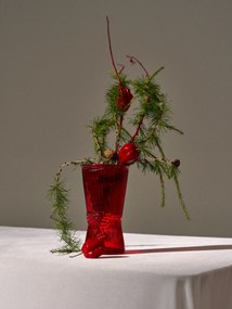 Sinsay - Květinová váza - červená