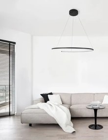LED lustr Breda 70 černé