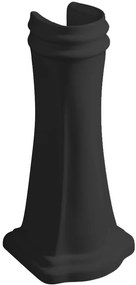 Kerasan Retro universální keramický sloup k umyvadlům 56,69,73 cm černá mat 107031