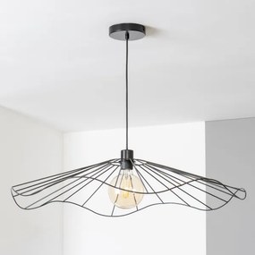 Brilagi - LED Lustr na lanku CERIA WIRE 1xE27/40W/230V pr. 80 cm černá
