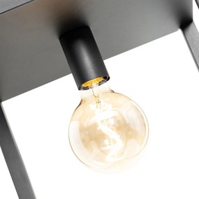 Chytrá průmyslová stojací lampa černá vč. Wifi G95 - Cage Rack