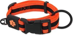 ACTIVE DOG Obojek Fluffy S oranžová 2x27-41 cm / Nylon / Reflexní prvk