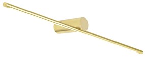Toolight Toolight, LED nástěnné svítidlo 60cm 9W 4000K APP1345-W, zlatá lesklá, OSW-02435