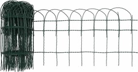 Zahradní plot práškované železo 10 x 0,4 m 141071