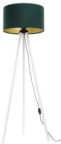 BPS Koncept Stojací lampa STANDART 1xE27/60W/230V zelená/bílá AS0465+BS0399