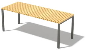 Zahradní nábytek Egoé Zahradní nízký dlouhý stůl Axis Dřevo: tropické dřevo IPE ošetřené olejem