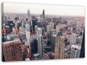 Gario Obraz na plátně Chicago mrakodrapy Rozměry: 60 x 40 cm