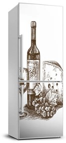 Wallmuralia Nálepka na ledničku fototapeta Víno 60x180 cm