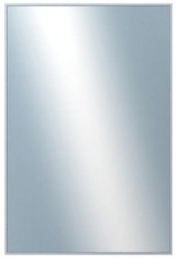 DANTIK - Zarámované zrcadlo - rozměr s rámem cca 80x120 cm z lišty Hliník stříbrná drás|P269-218 (7269218)