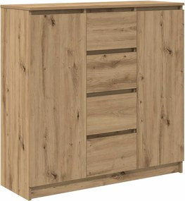 Příborník se zásuvkami, dub řemeslný, 100,5 x 35 x 98,5 cm, konstrukční dřevo 3328461