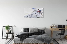 Obraz na skle horolezectví 125x50 cm