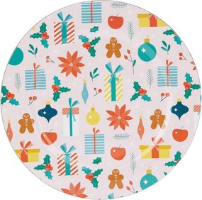 Plastový dekorační tác VÁNOCE assort 33 cm