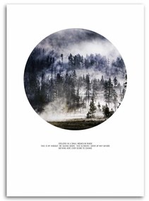 Gario Obraz na plátně Mlžný les Rozměry: 40 x 60 cm