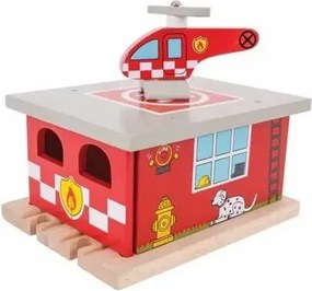 Bigjigs Rail Depo hasičská stanice / od 3 let