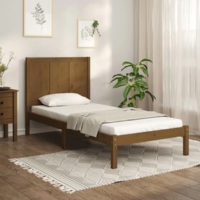 vidaXL Rám postele masivní borovice 90 x 200 cm [3105719] Barva: Přírodní
