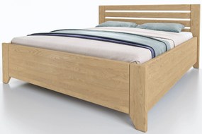 Vlastní výroba Jasanová postel Vanda s úložným prostorem