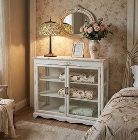 Barevná stolní lampa Tiffany Flower Garden - Ø 46*72cm