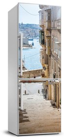 Wallmuralia Tapeta nálepka na ledničku Ulička Malta 60x180 cm