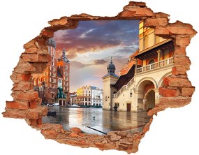 Wallmuralia Fototapeta díra na zeď 3D Krakov Polsko 90x70 cm