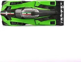 Bburago RACE Lamborghini SC63 v dekorativním boxu - zeleno-černá 1:43