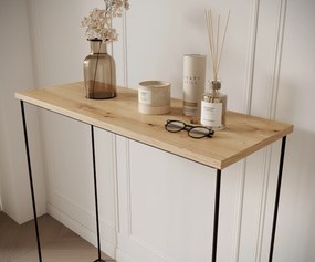 ADRK Konzolový stolek MILAN B-A 80, dub artisan/černá
