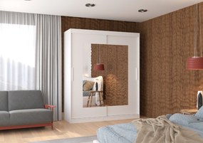 ADRK Furniture Posuvná skříň s zrcadlem ROSETTE 180 ADRK-SW-ROS-W-180