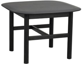 OnaDnes -20% Černý dubový konferenční stolek ROWICO HAMMOND 62 x 62 cm