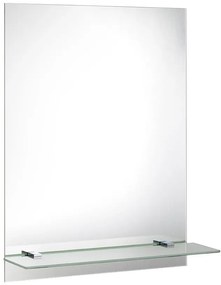 Aqualine, Zrcadlo 60x80cm, včetně závěsů a otvorů pro polici, 22430