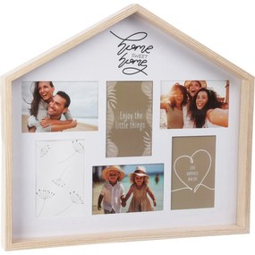 Fotorámeček Home Sweet Home MDF se sklem, 47 x 43 x 4 cm