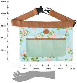 Zahradnická zástěra Flowers, 35x94 cm, vícebarevná