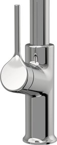 Invena Farsala, vysoká dřezová baterie s 2-funkční výsuvnou výlevkou h-369, chromová, INV-BZ-40-L01-S