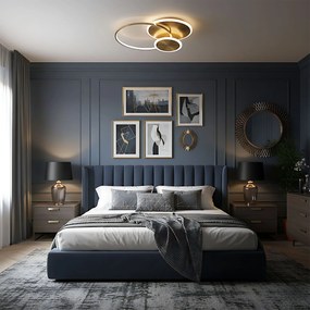 Toolight Toolight, LED stropní svítidlo + dálkové ovládání, APP1711-C, zlatá matná, OSW-04040