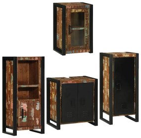 Sada koupelnového nábytku 4 ks Vícebarevný 55 x 35 x 60 cm 3305691