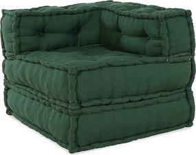 Modulová pohovka 2 ks Textil Zelená 140 x 70 x 56 cm 3315076
