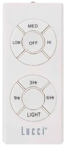 BAYSIDE 531018 - Stropní ventilátor MEGARA 2xE14/15W/230V černá + DO
