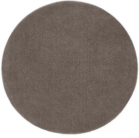 Koberce Breno Kusový koberec DOLCE VITA kruh 01/BBB, Hnědá, 80 x 80 cm