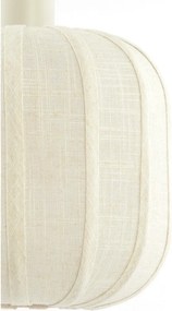 Krémové závěsné svítidlo s textilním stínidlem ø 50 cm Tufia – Light &amp; Living