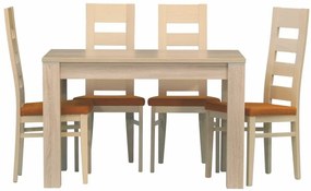 Stima Dřevěná jídelní židle FALCO | Odstín: wenge,Sedák: mystic antracite 214