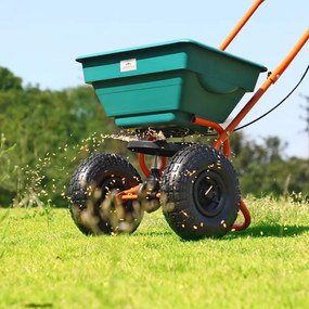Posypový vozík SEED, 20l, zelená/oranžová Gardebruk