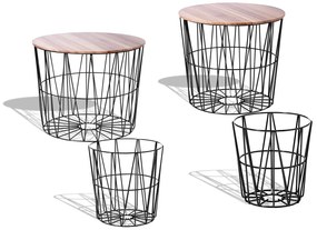 LIVARNOLIVING® Sada odkládacích stolků, 4dílná - 4056232266215