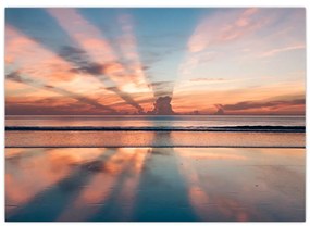 Obraz slunečních paprsků nad Daytonskou pláži (70x50 cm)